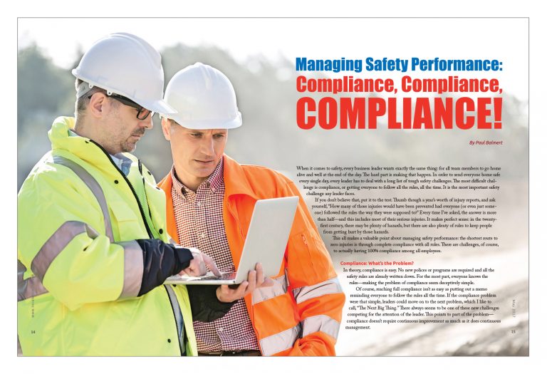 Managing Safety Performance: Compliance, Compliance, Compliance ...