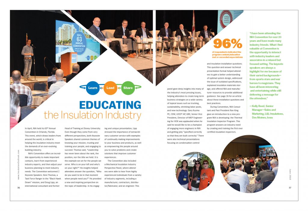 Educating the Insulation Industry - Insulation Outlook Magazine