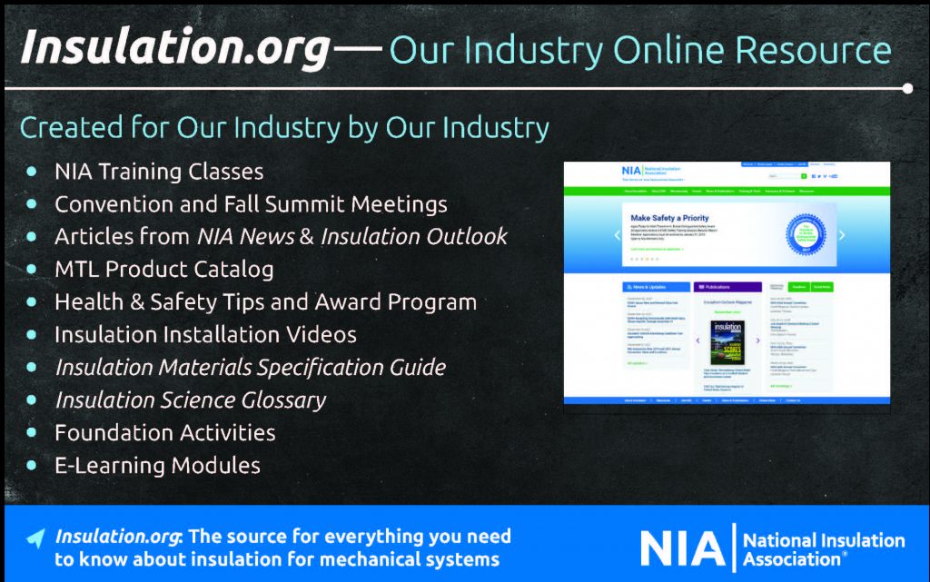Have an Insulation Question? NIA Has Answers - Insulation Outlook Magazine