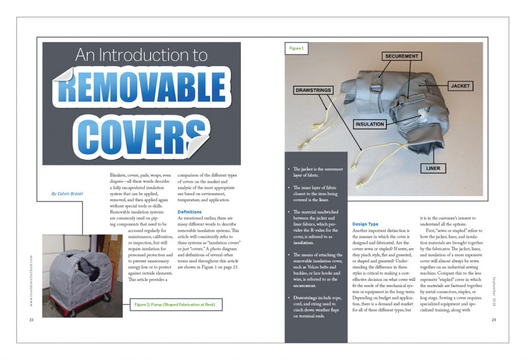 An Introduction to Removable Covers - Insulation Outlook Magazine