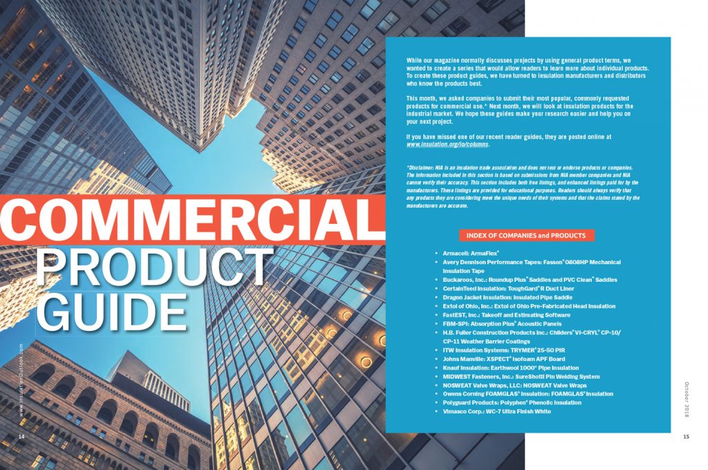 Commercial Product Guide - Insulation Outlook Magazine