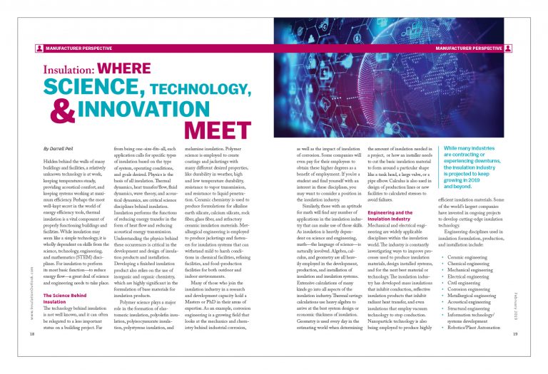 Insulation: Where Science, Technology, and Innovation Meet - Insulation ...