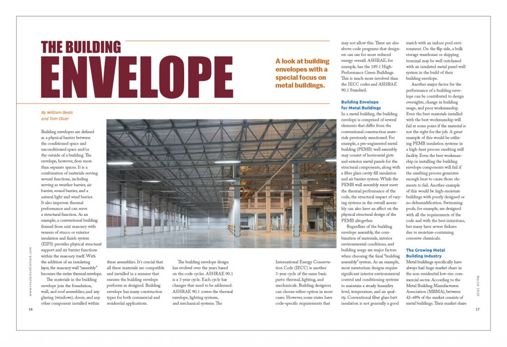 The Building Envelope - Insulation Outlook Magazine