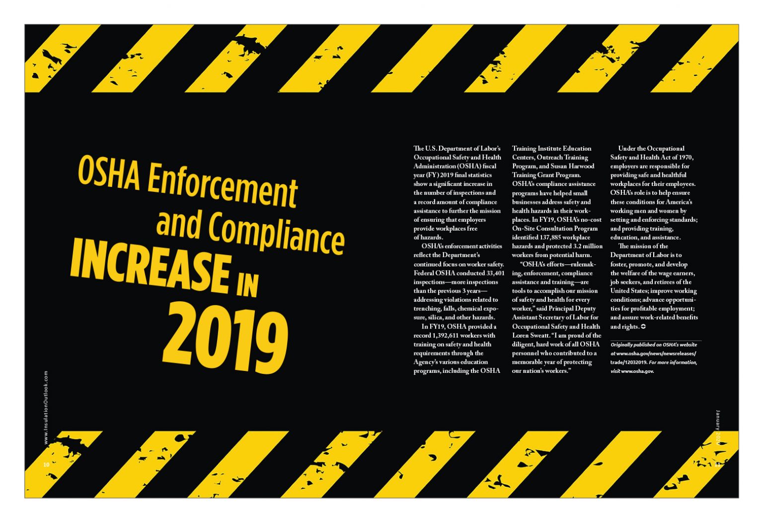 OSHA Enforcement and Compliance Increase in 2019 - Insulation Outlook ...