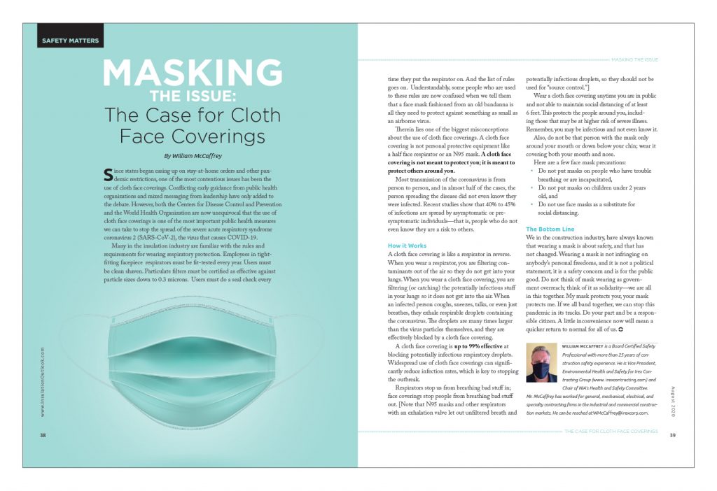 Masking the Issue: The Case for Cloth Face Coverings - Insulation ...