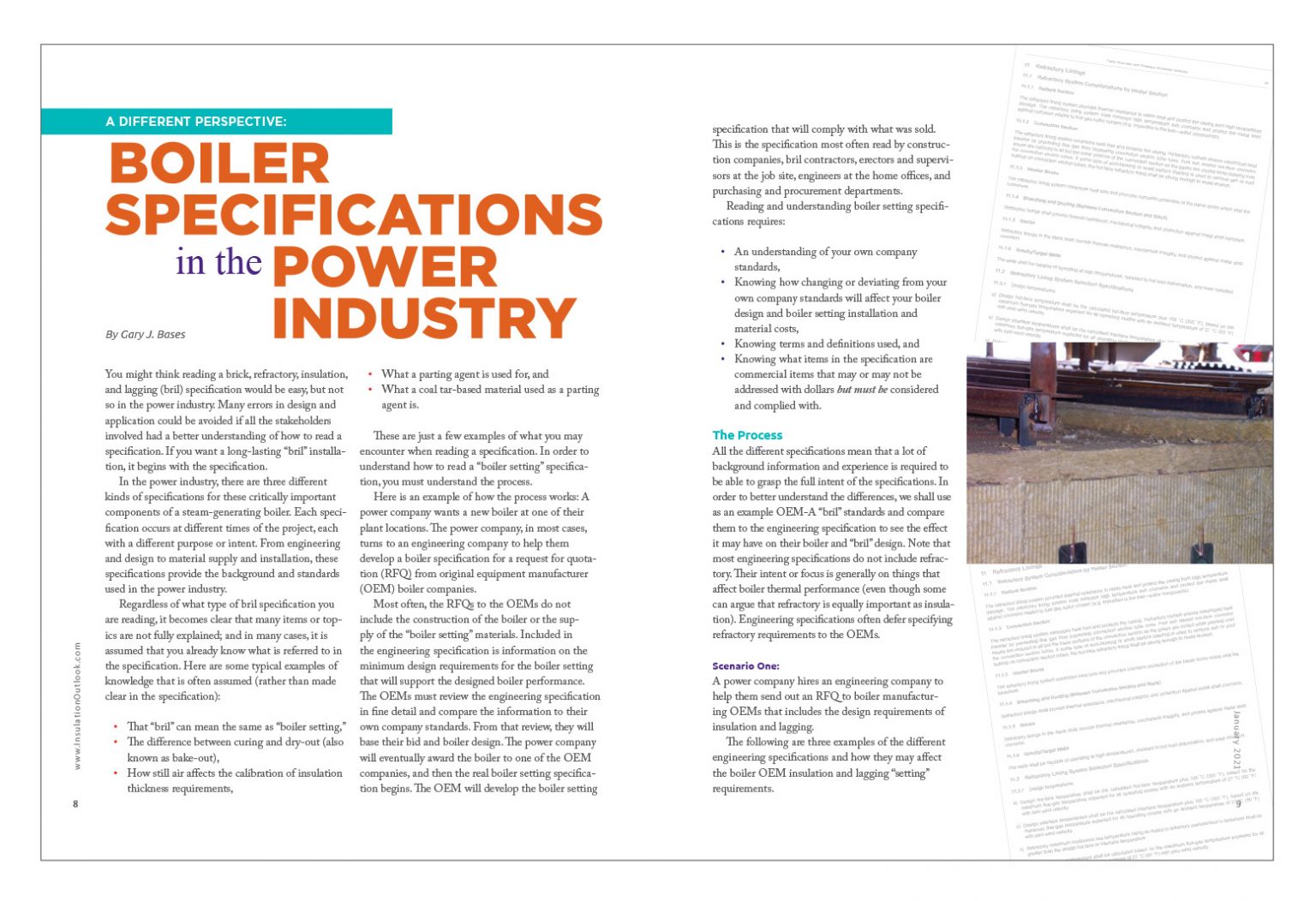 A Different Perspective: Boiler Specifications in the Power Industry ...