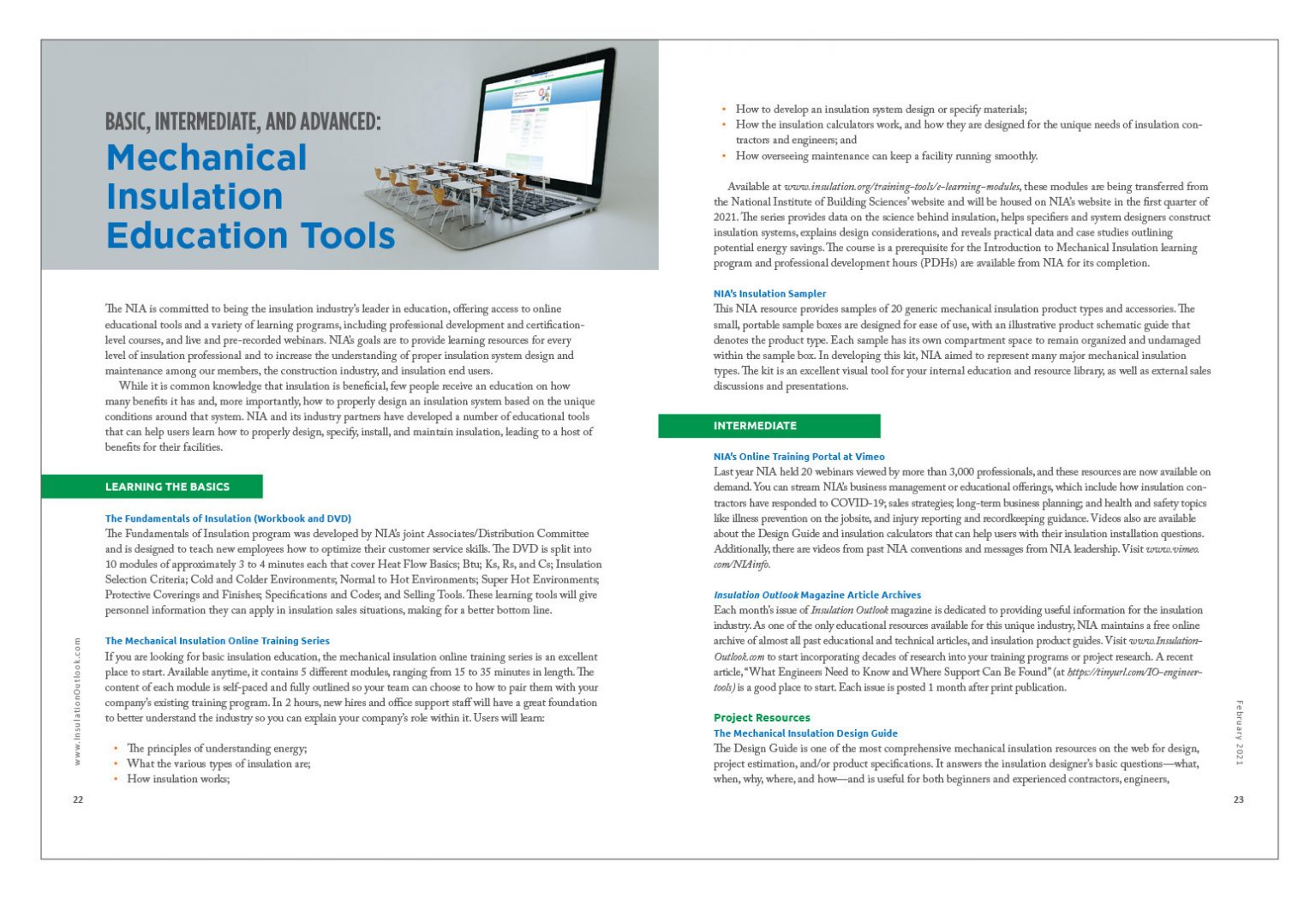 Basic, Intermediate, and Advanced: Mechanical Insulation Education ...