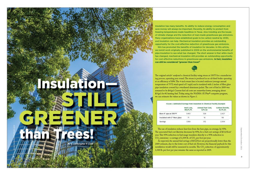 Insulation—Still Greener than Trees! - Insulation Outlook Magazine