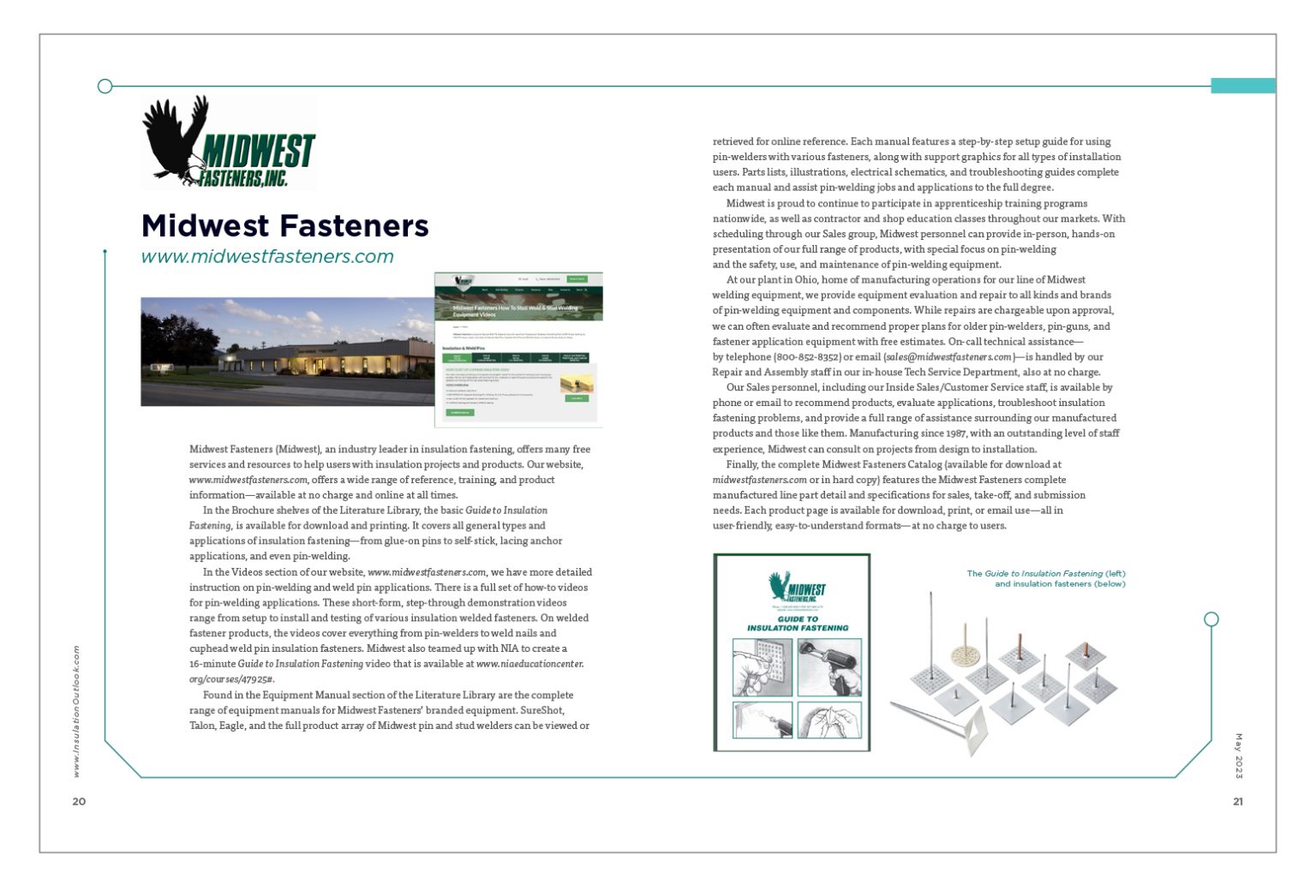 Midwest Fasteners - Insulation Outlook Magazine