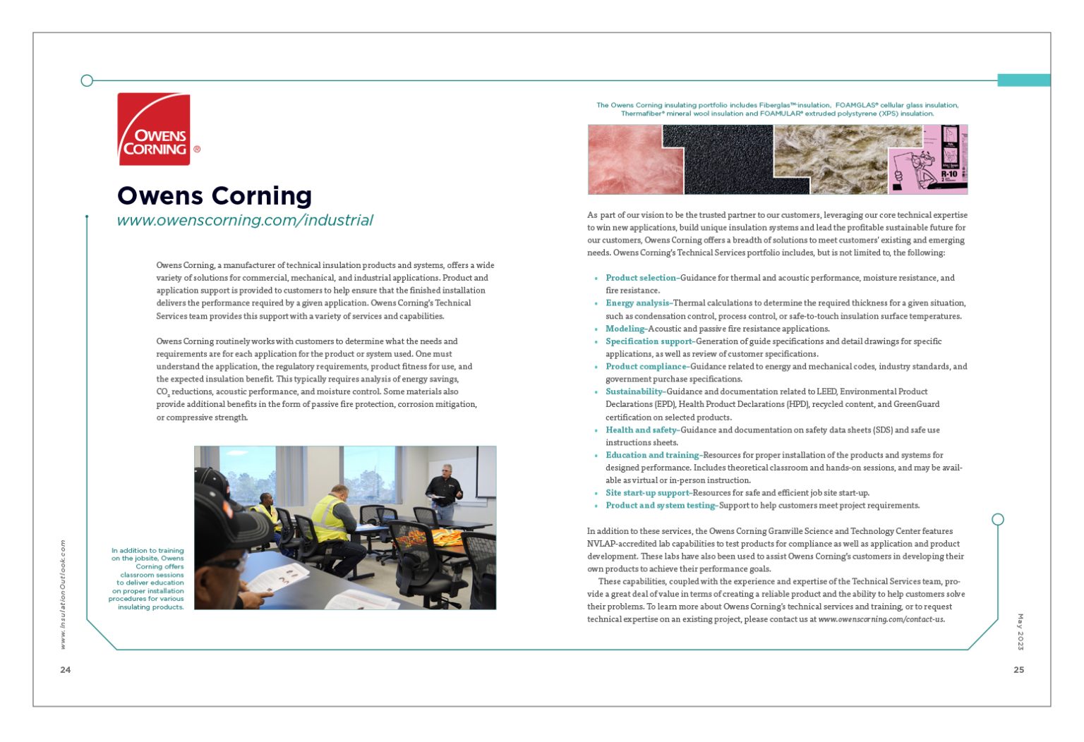 Owens Corning - Insulation Outlook Magazine