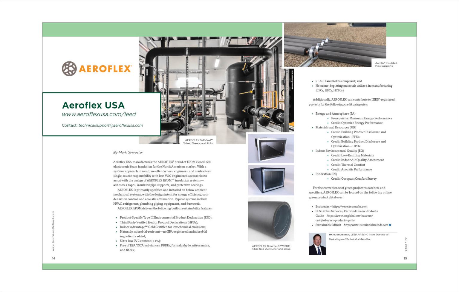 Aeroflex USA - Insulation Outlook Magazine