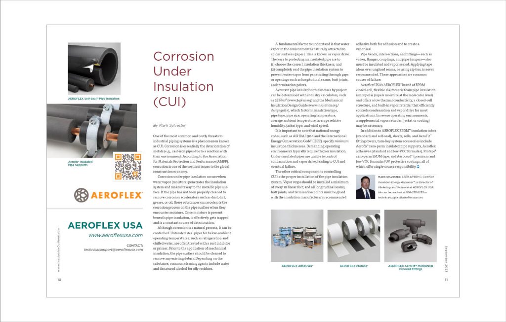 Aeroflex USA- Corrosion Under Insulation (CUI) - Insulation Outlook ...