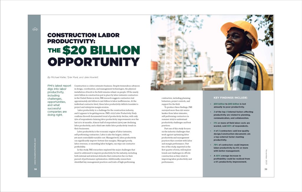 Construction Labor Productivity: The $20 Billion Opportunity ...