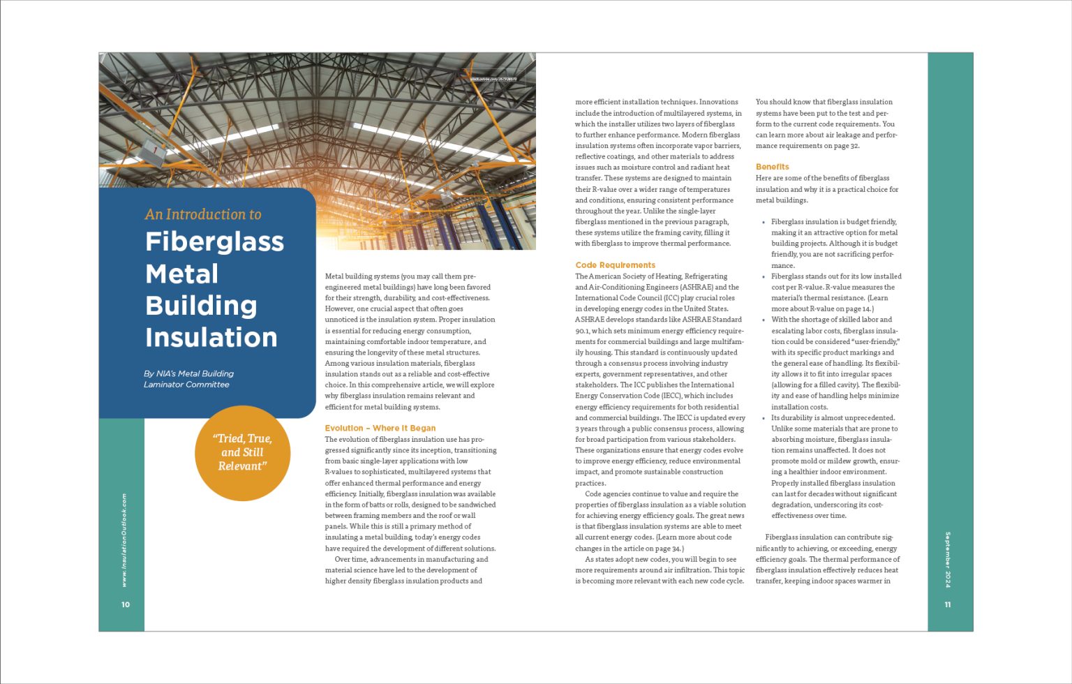 Metal Building Insulation Special Issue: An Introduction to Fiberglass ...