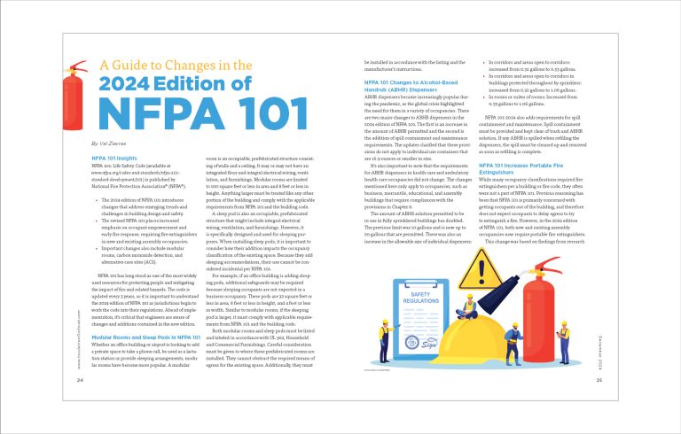 A Guide to Changes in the 2024 Edition of NFPA 101 - Insulation Outlook ...