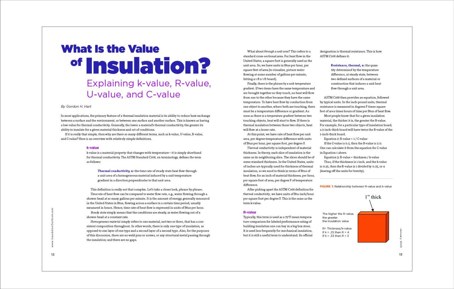 What Is the Value of Insulation? Explaining k-value, R-value, U-value ...