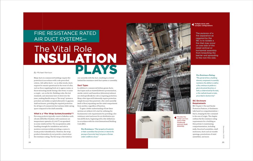 Fire Resistance Rated Air Duct Systems—The Vital Role Insulation Plays ...